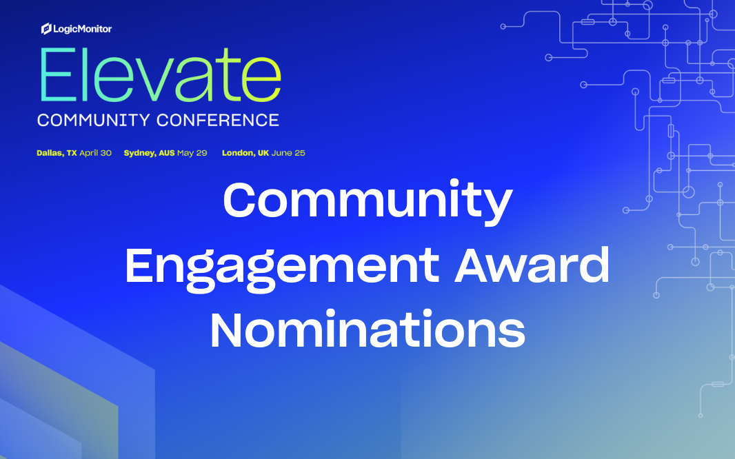 Shine a Light on Community Champions at Elevate! | LogicMonitor - 18250